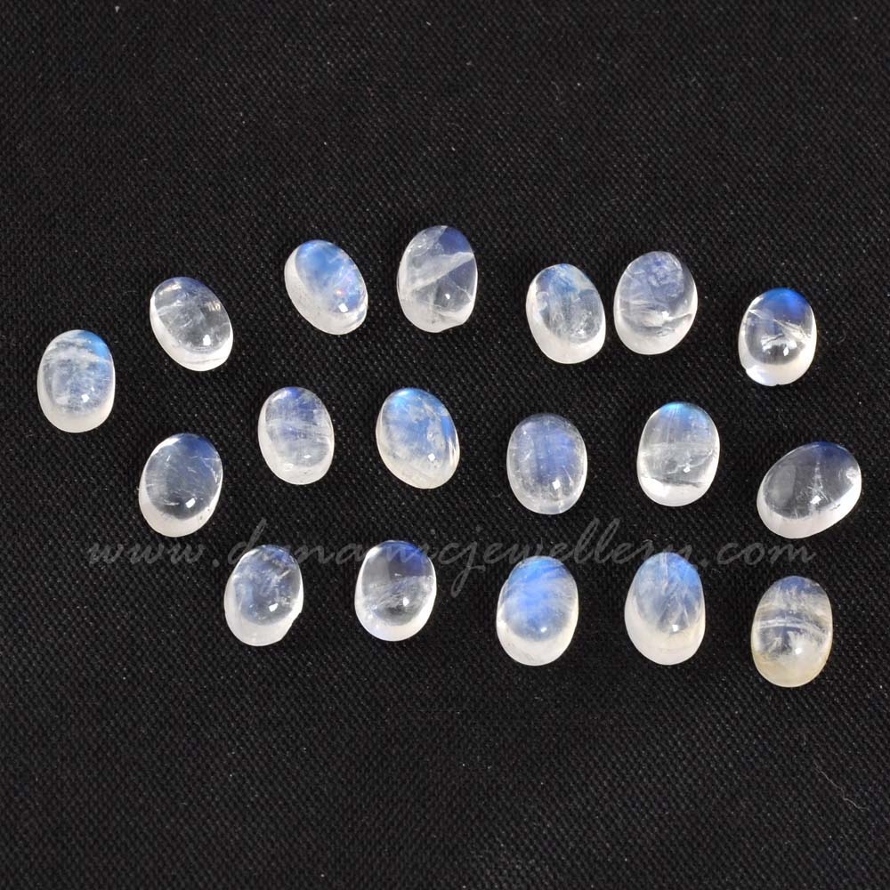 OVAL RAINBOW MOONSTONE5X7 mm (ST080)