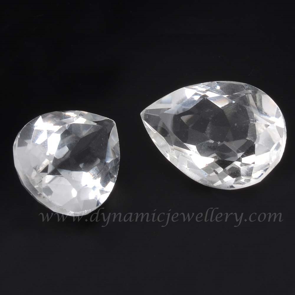 PEAR CRYSTAL CUT 12x16 mm